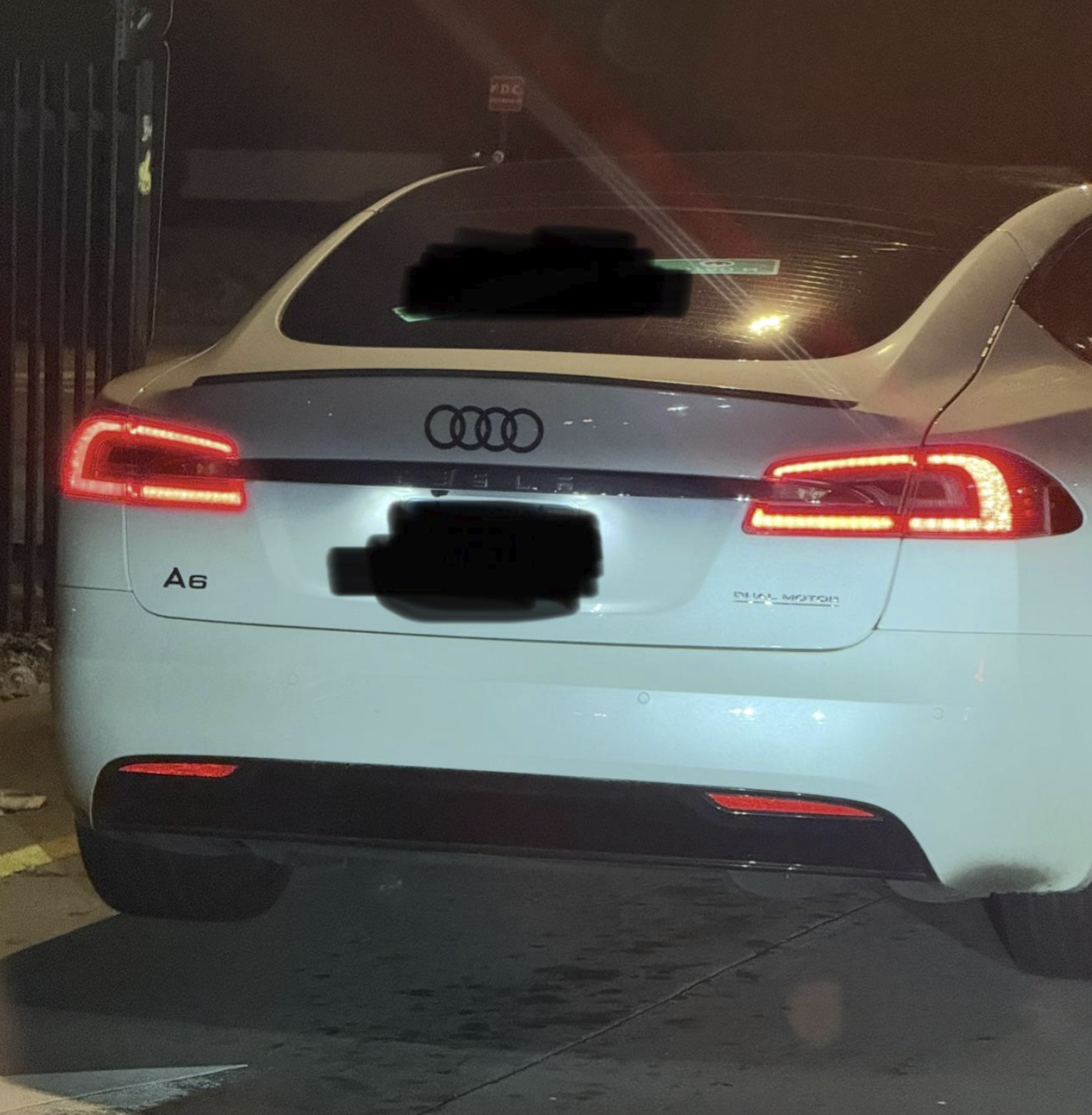 A Tesla disguised as an Audi | Mildly Interesting | Know Your Meme