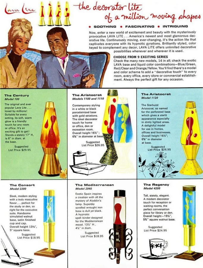 Regal Lava Lamps, 1962 | Know Your Meme
