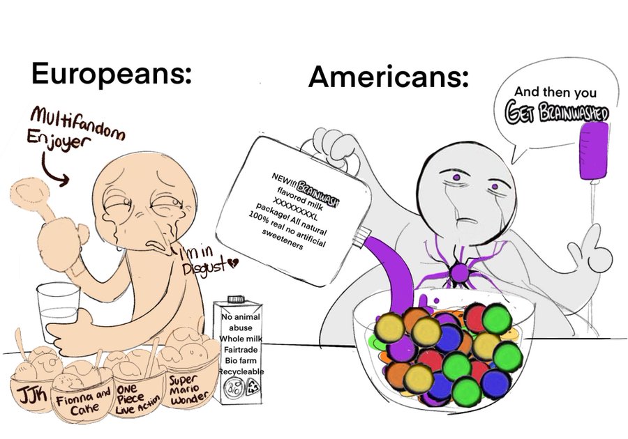 He Was Brainwashed Of That Thing | Europeans vs. Americans Milk and ...