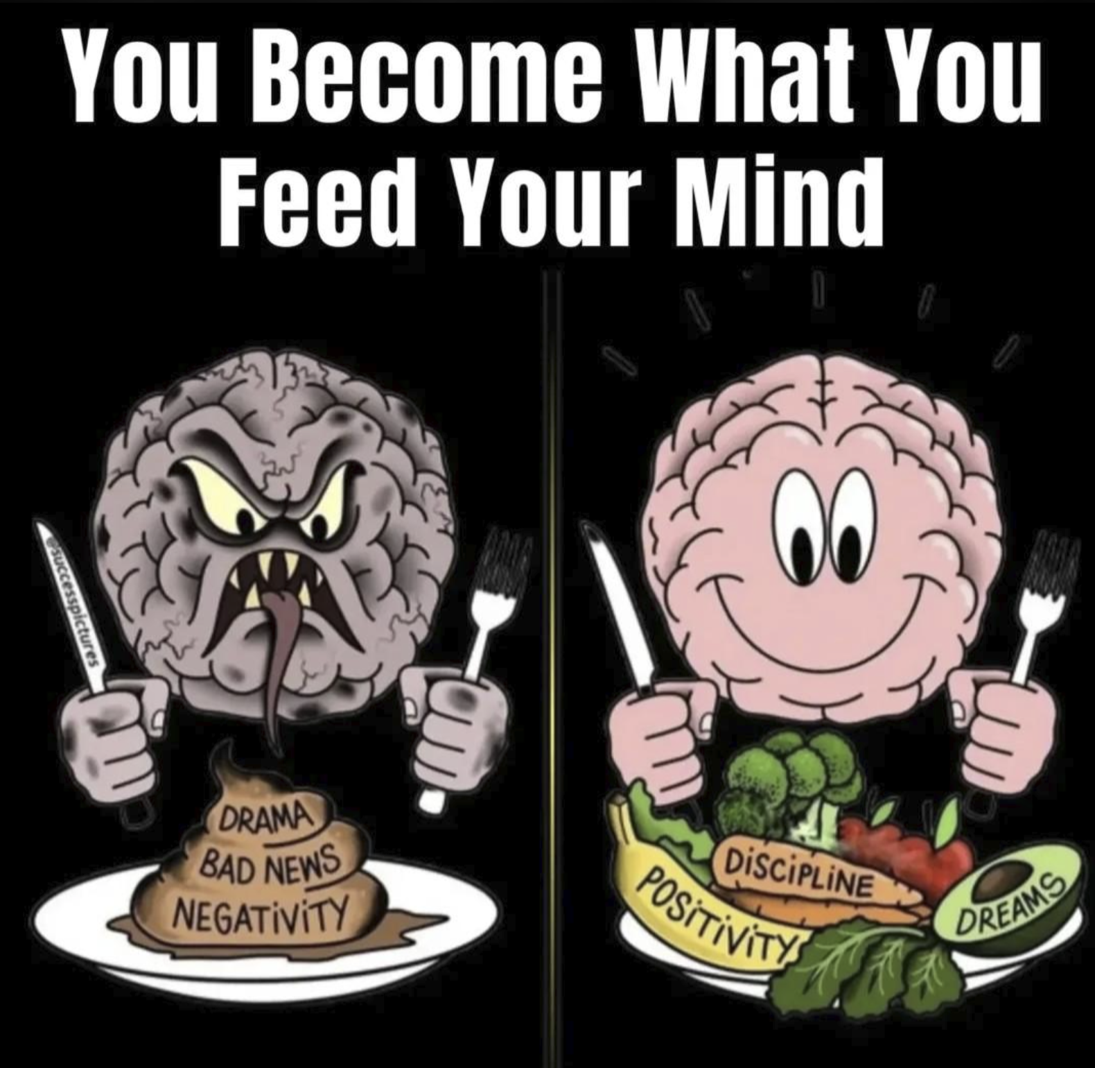 Good brain, bad brain | Know Your Meme