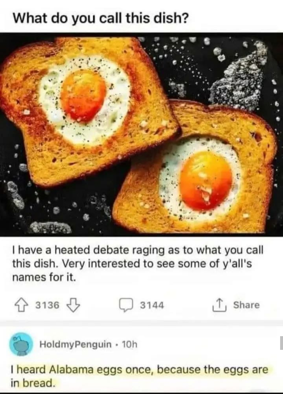 What do you call this dish? | /r/memes | Know Your Meme
