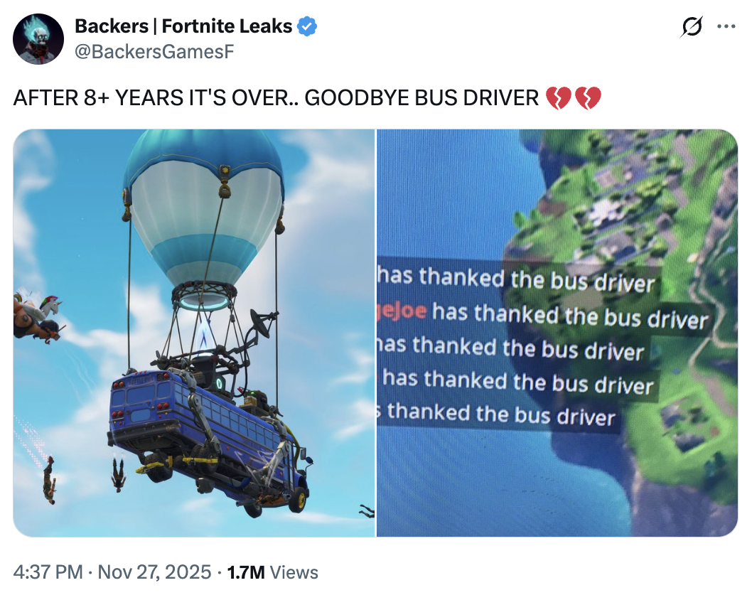 AFTER 8+ YEARS IT'S OVER.. GOODBYE BUS DRIVER 💔💔 | Fortnite Bus Driver ...