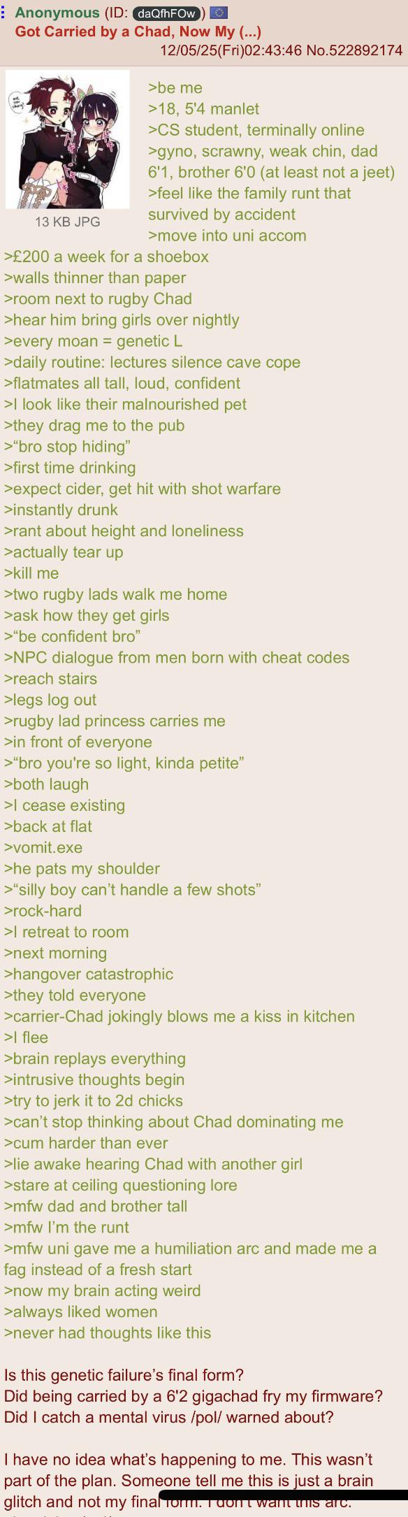 Anon gets princess carried | /r/Greentext | Know Your Meme