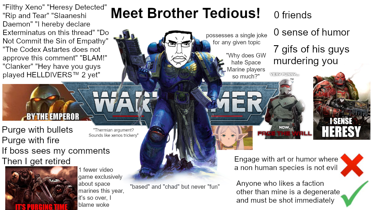 Meet Brother Tedious! | /r/grimdank | Know Your Meme