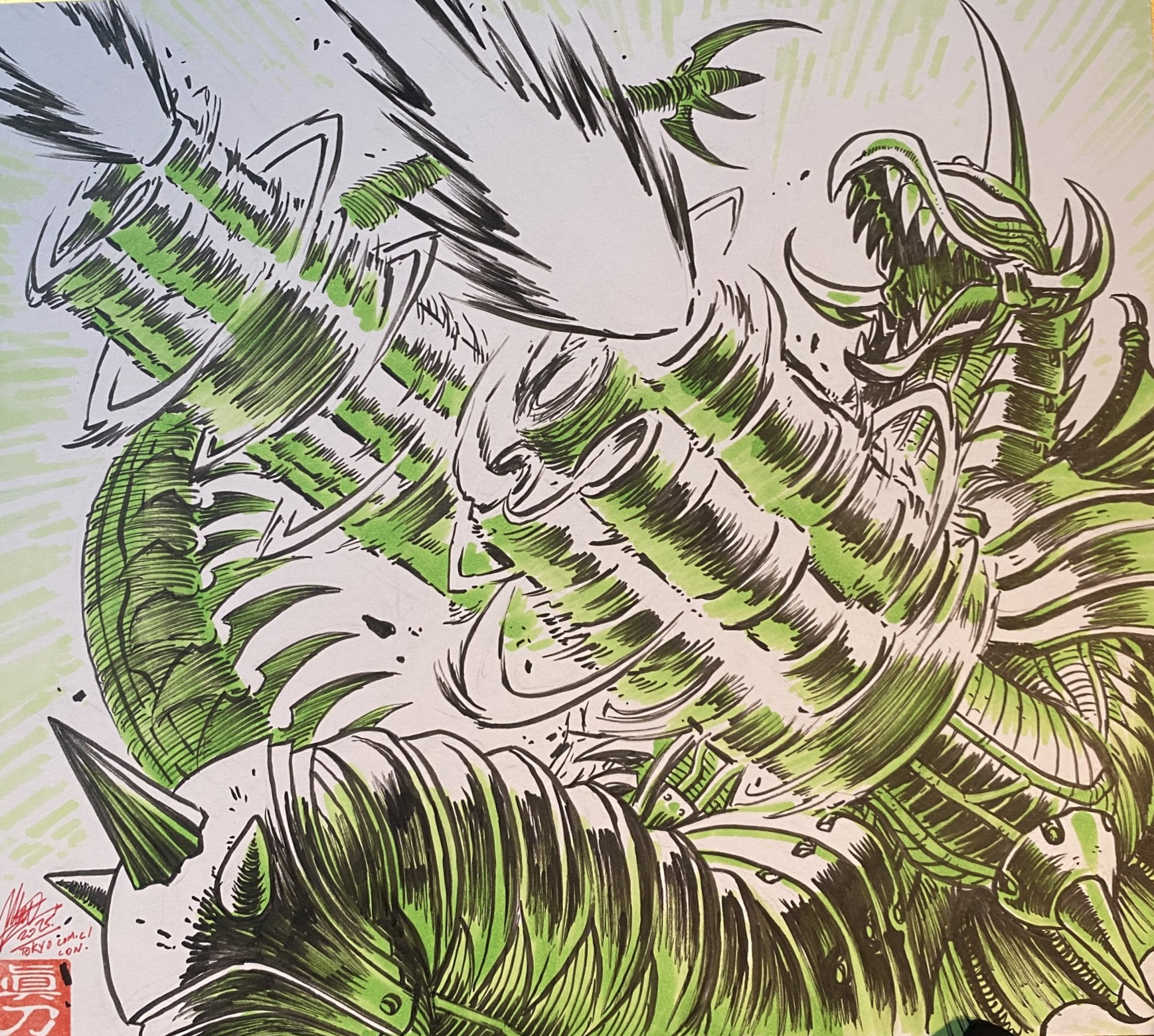 Gatling Gigan by Matt Frank | Godzilla | Know Your Meme