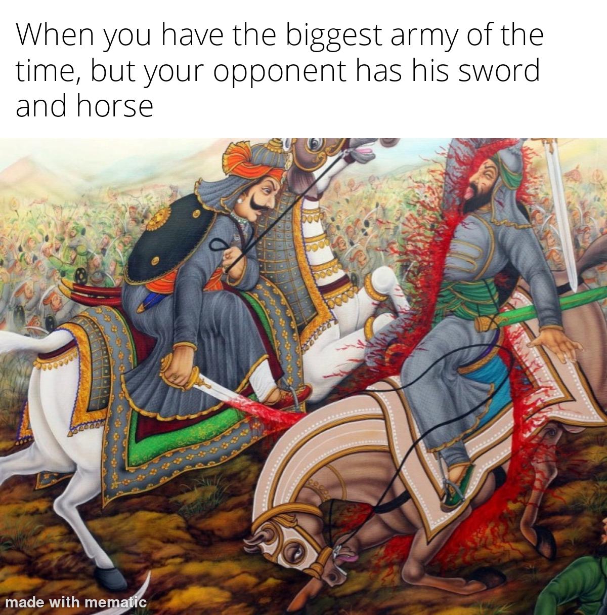 Battle of Haldighati was brutal | History Memes | Know Your Meme