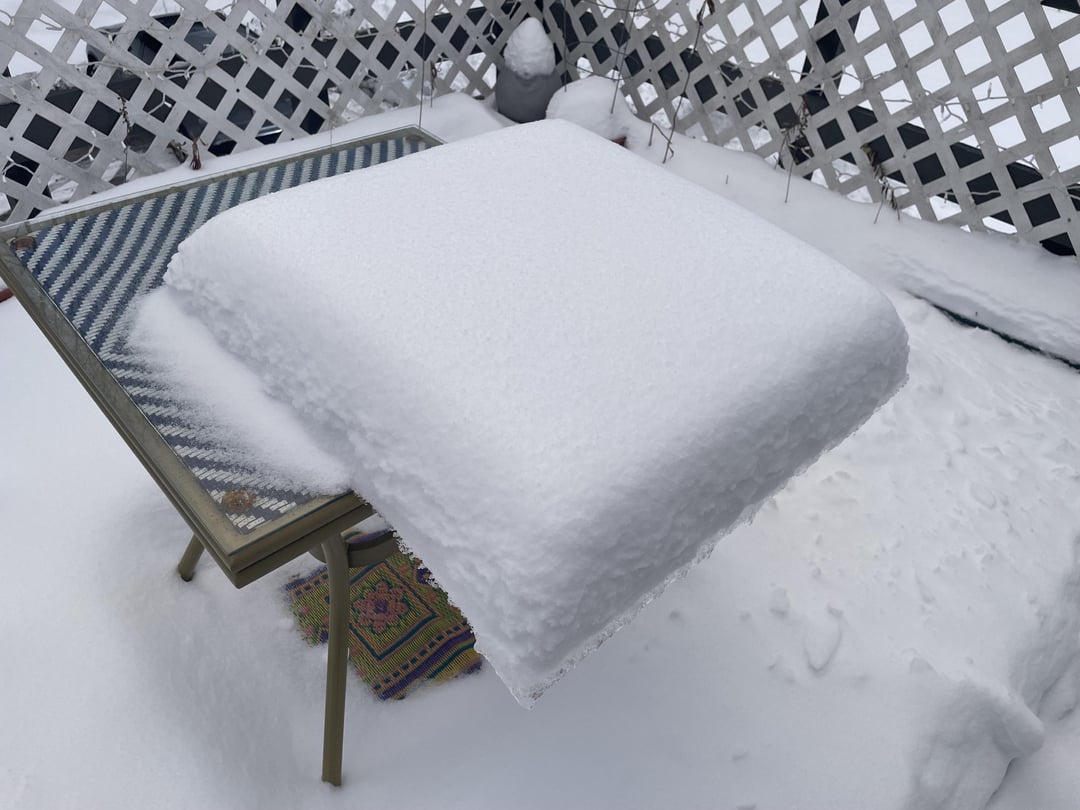 Slab of ice is slowly sliding off the table | Know Your Meme