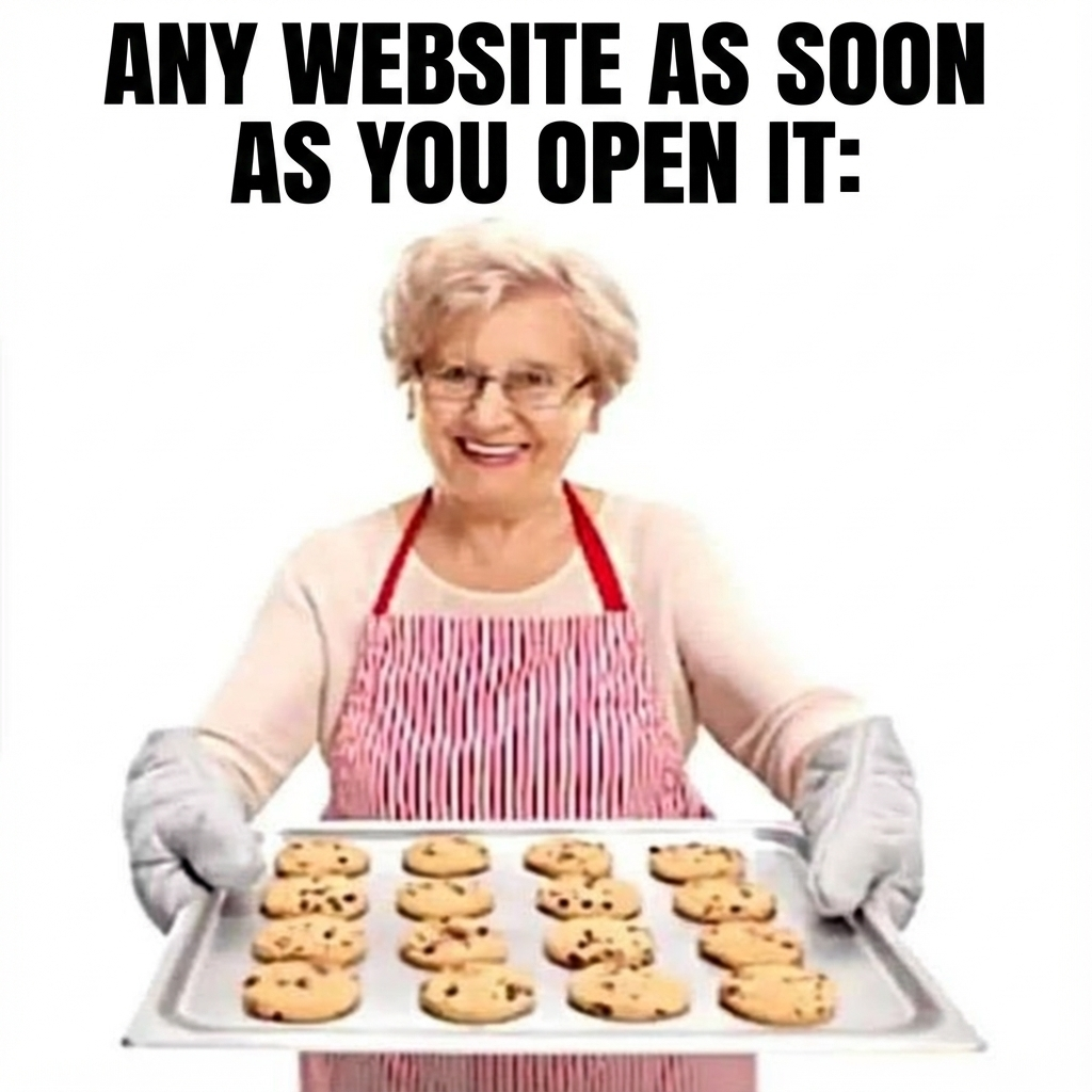 Accept all cookies... | /r/memes | Know Your Meme