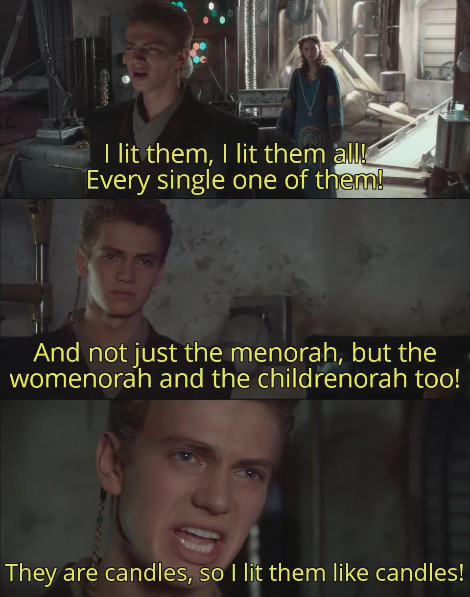 Happy hanukkah, prequelmemes | /r/PrequelMemes | Know Your Meme