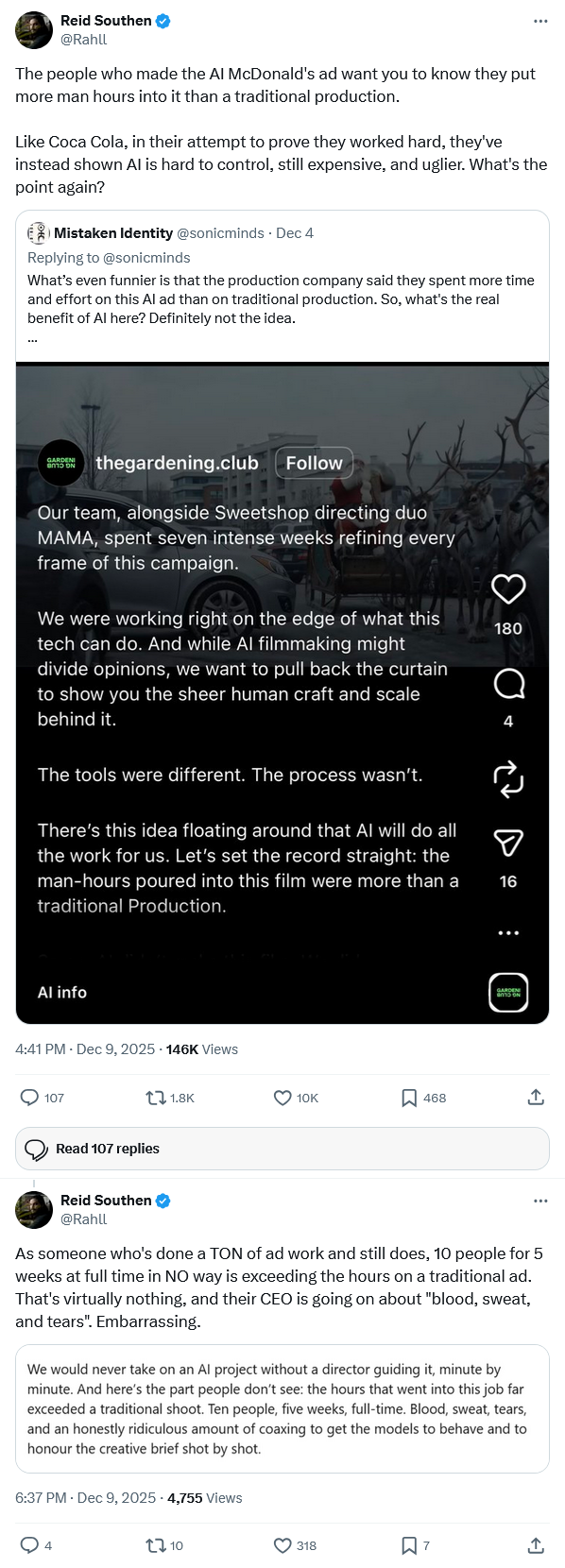 In their attempt to prove they worked hard, they've instead shown AI is ...