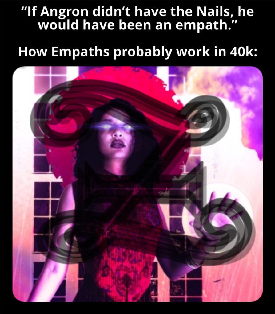 Imagine if the “why the Emperor didn’t save Angron from the nails?” Was ...