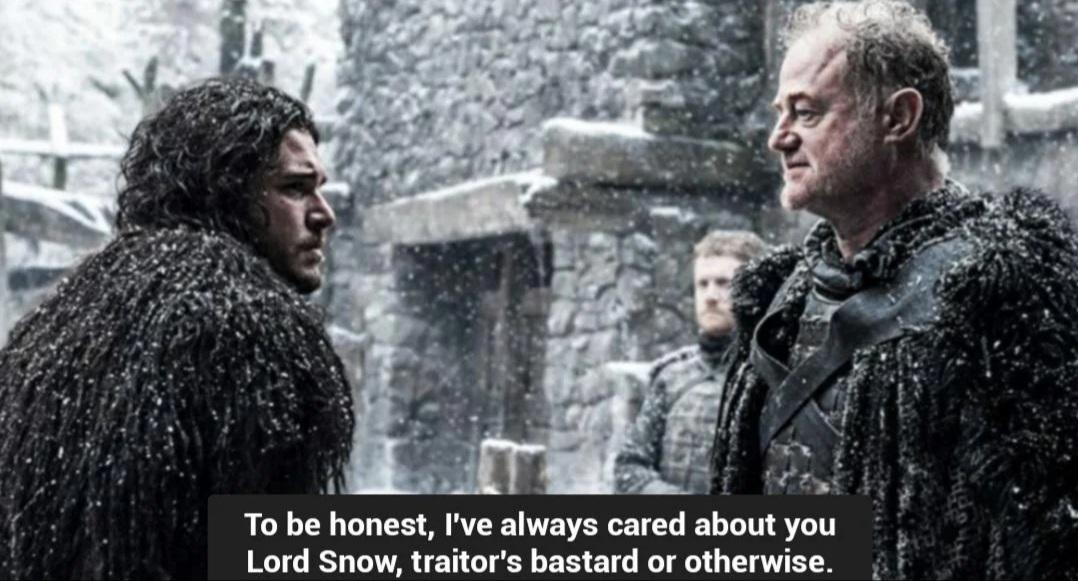 Alliser finding out about Jon's true heritage. | /r/FreeFolk | Know ...