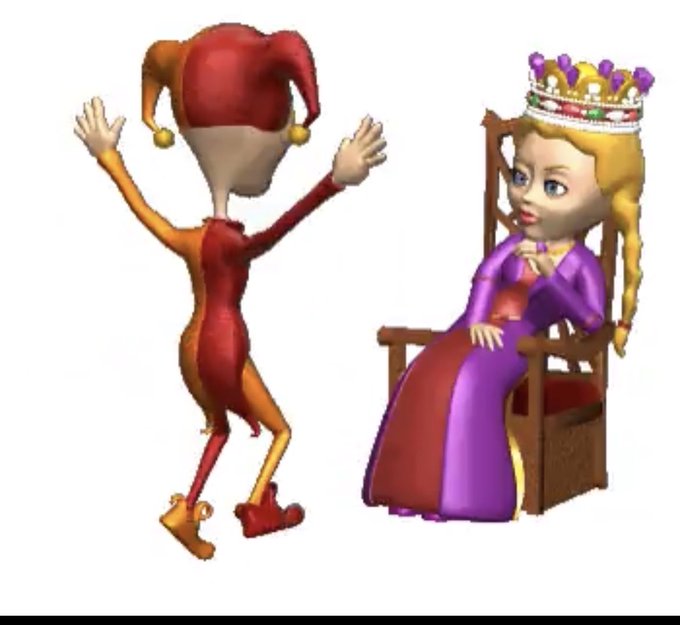 Dancing Jester Still Image | Jester Dancing for Queen GIF | Know Your Meme