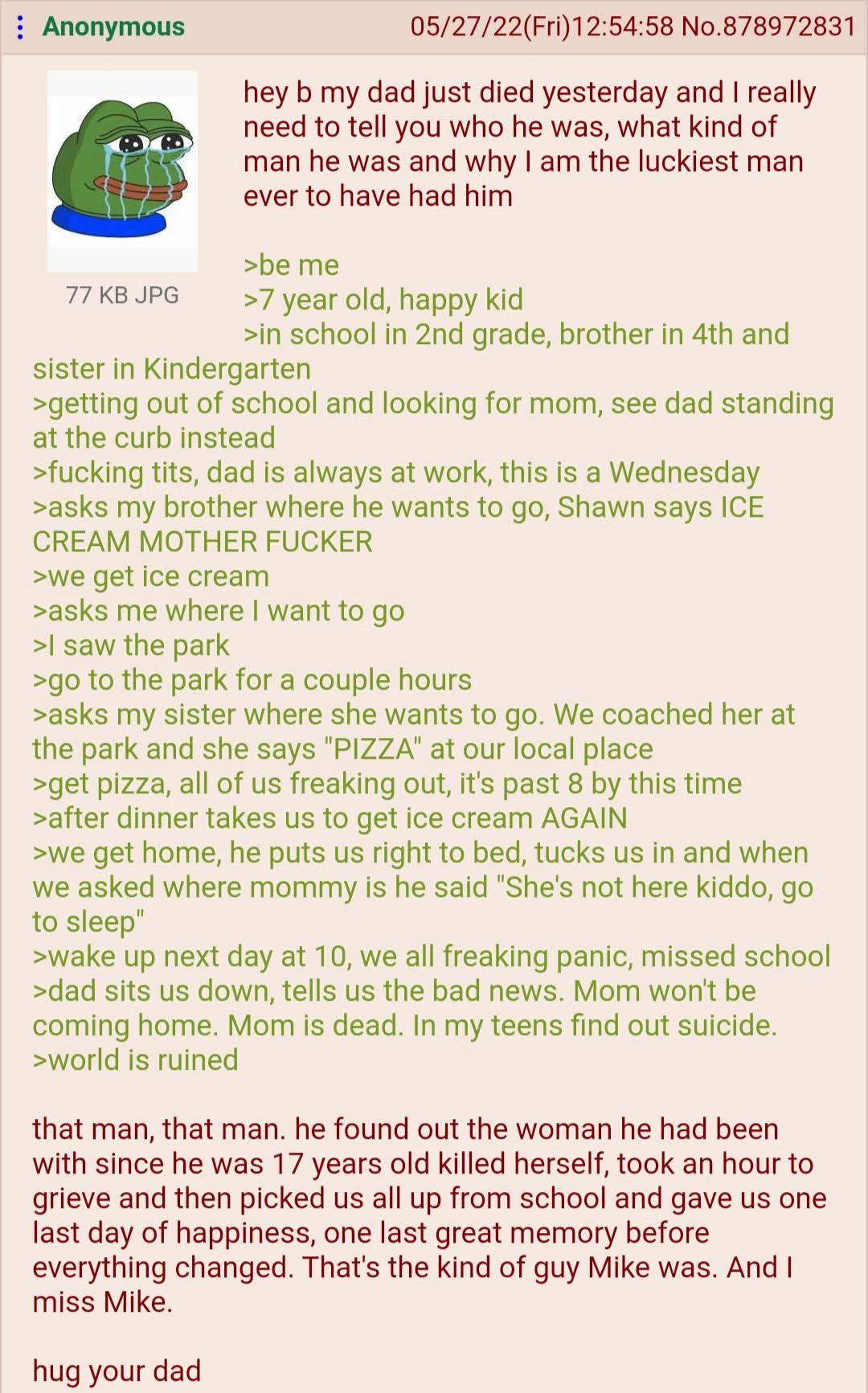 Dad of the year | /r/Greentext | Know Your Meme