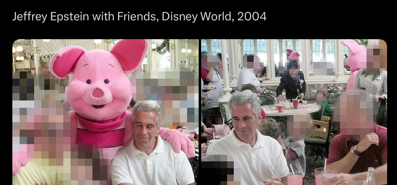 Jeffrey Epstein at Disney in 2004 | Know Your Meme