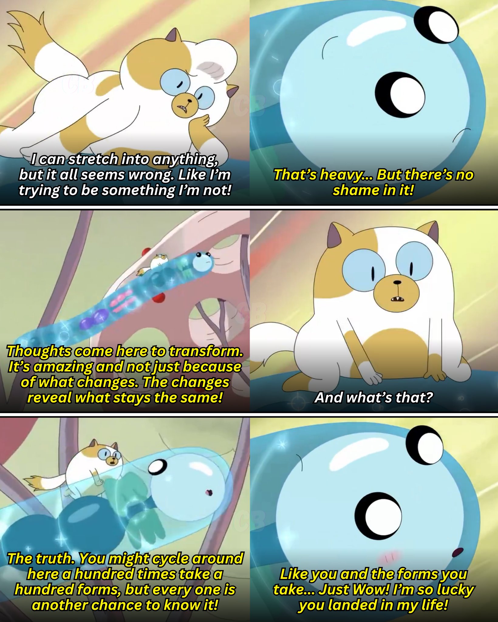 Cake and the worm | Adventure Time | Know Your Meme