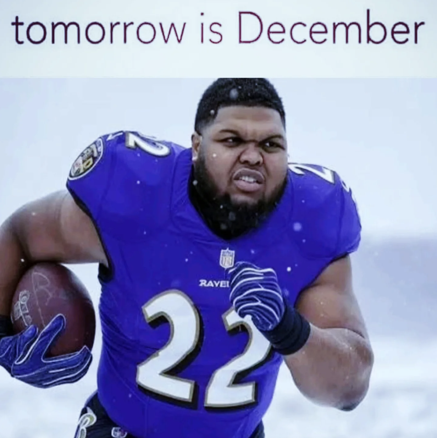 tomorrow is December | Druski Ravens / Druski Football | Know Your Meme