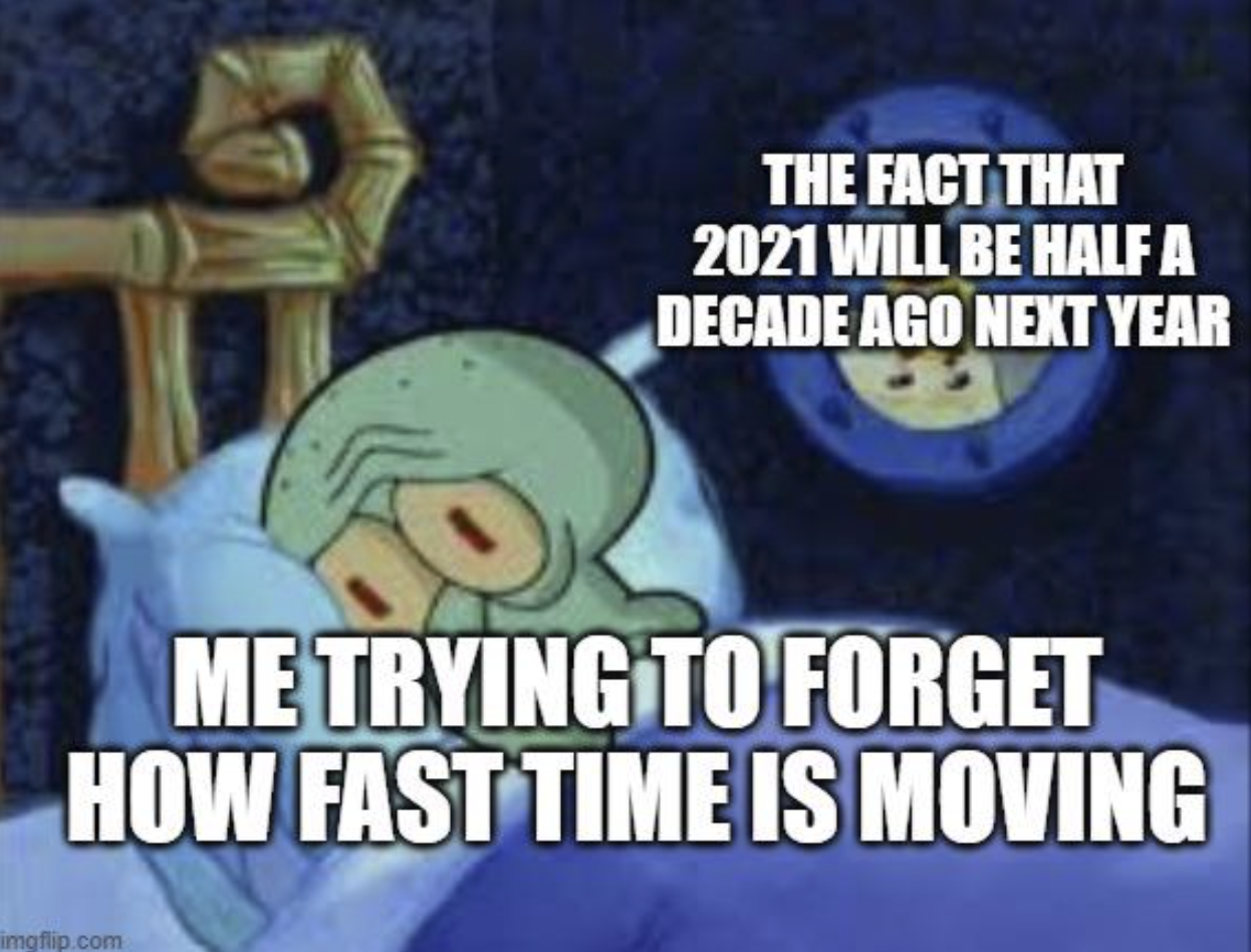 Not a great thought | Squidward Trying to Sleep | Know Your Meme