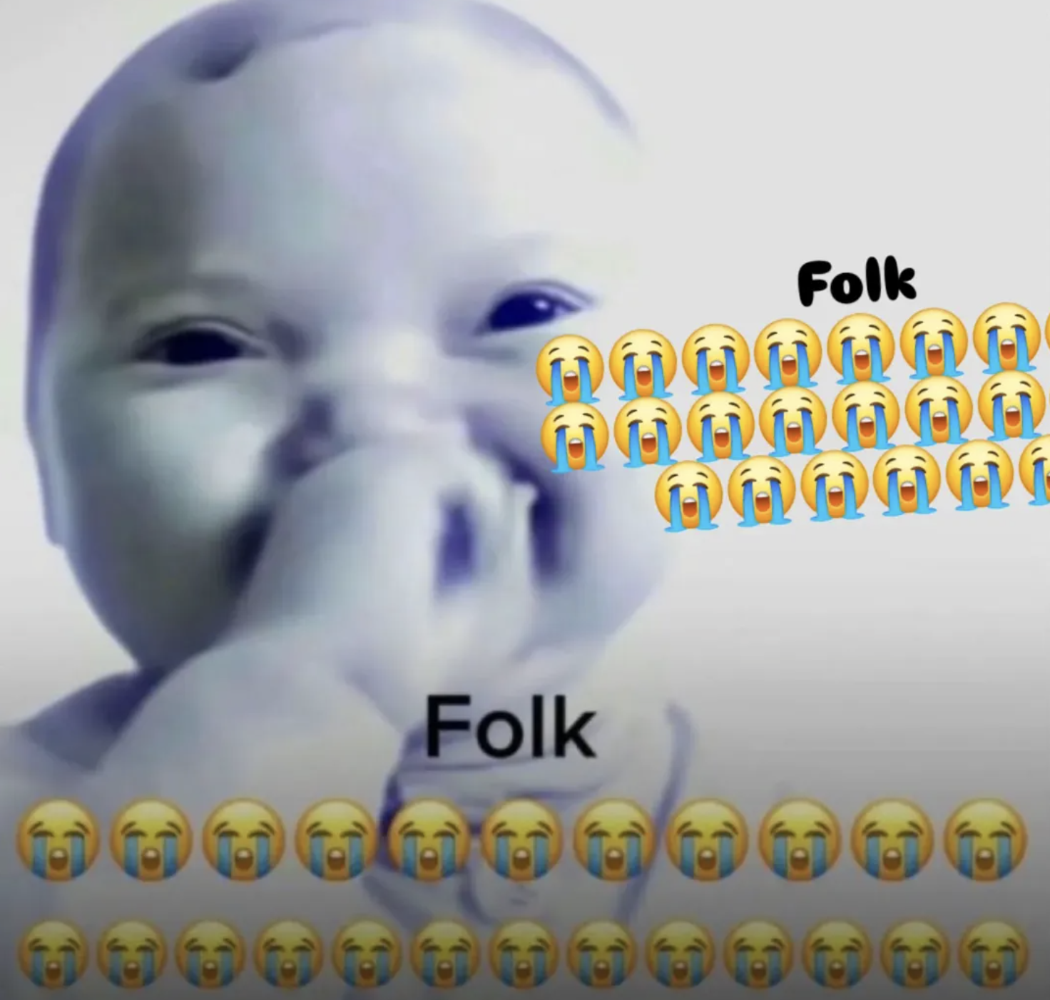 Double Folk AI Baby Meme | Folk 😭 | Know Your Meme