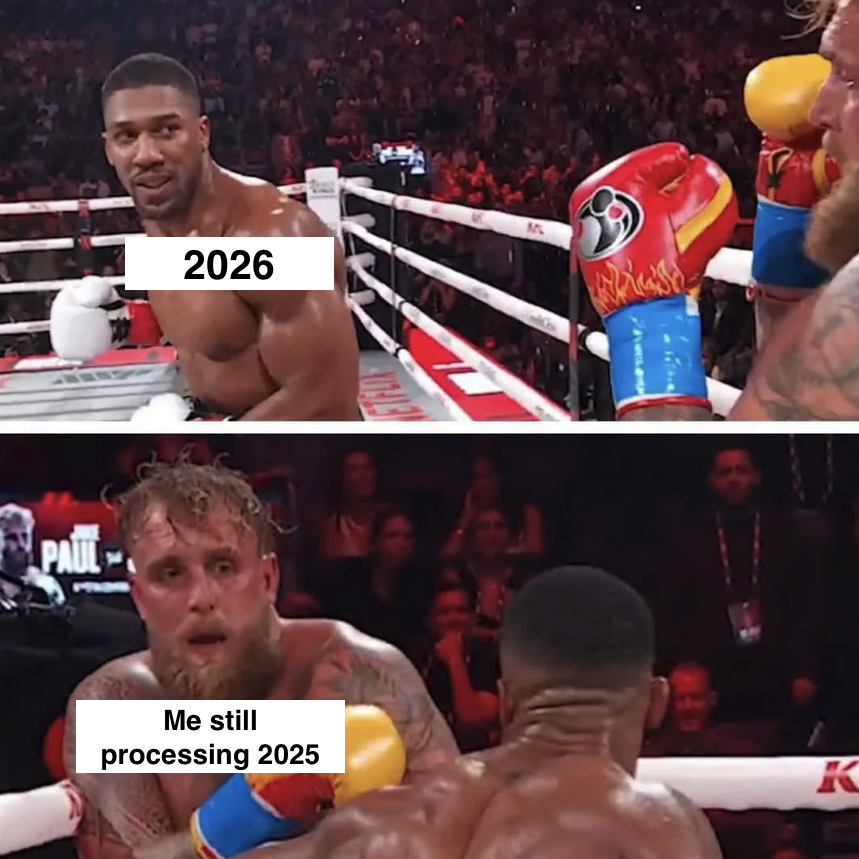 2026 / Me still processing 2025 | Know Your Meme