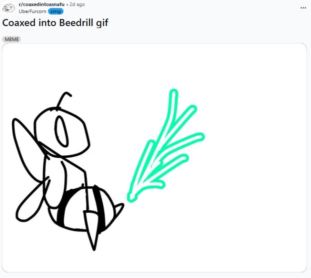 Coaxed into Beedrill gif | Beedrill String Shot GIF | Know Your Meme