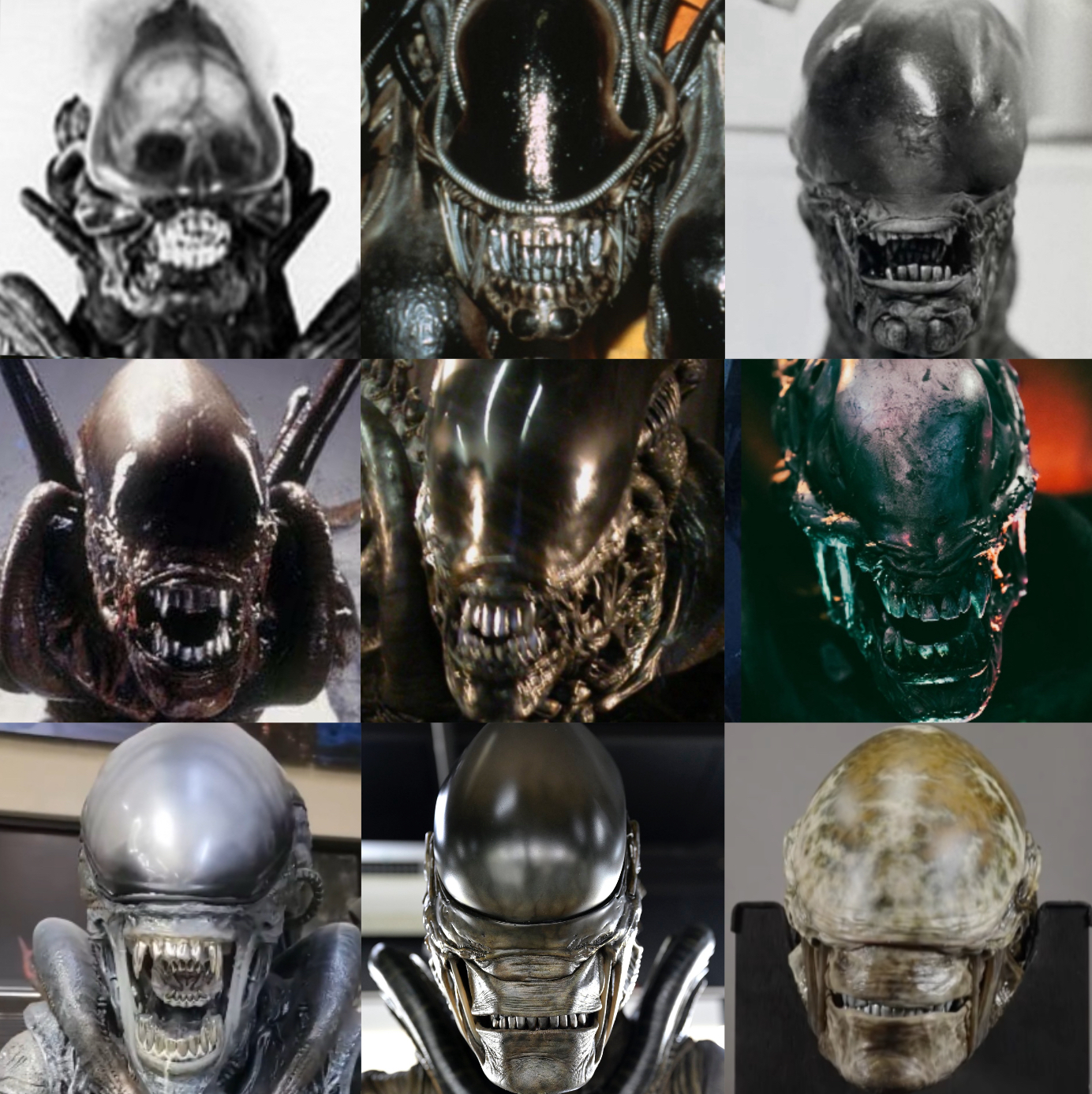 Every Xenomorph from the front | Know Your Meme