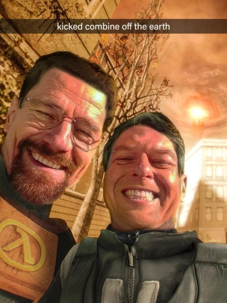 Kicked the combine off earth | Half-Life | Know Your Meme