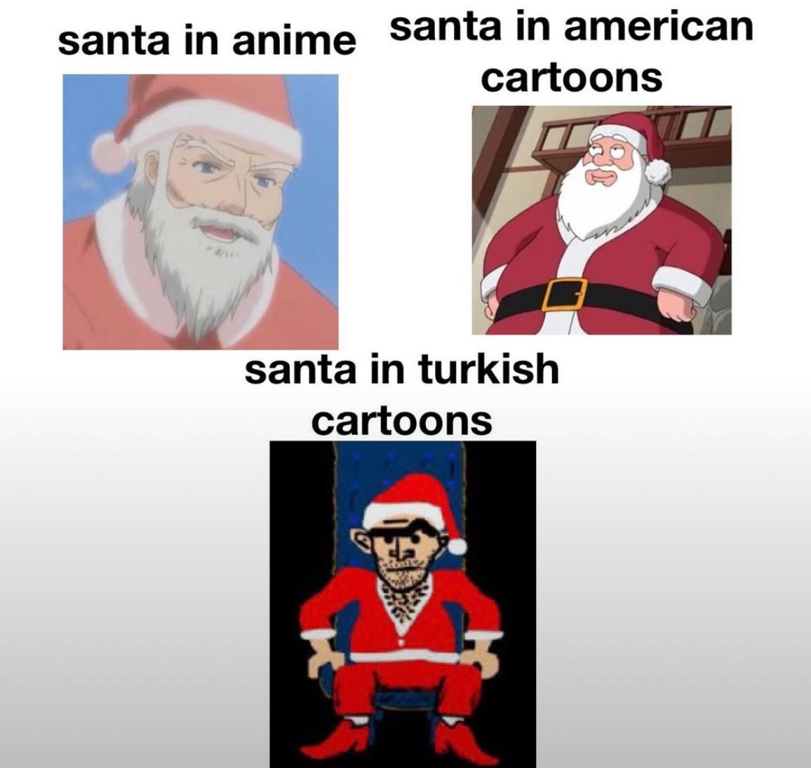 Santa in Turkish cartoons | /r/memes | Know Your Meme