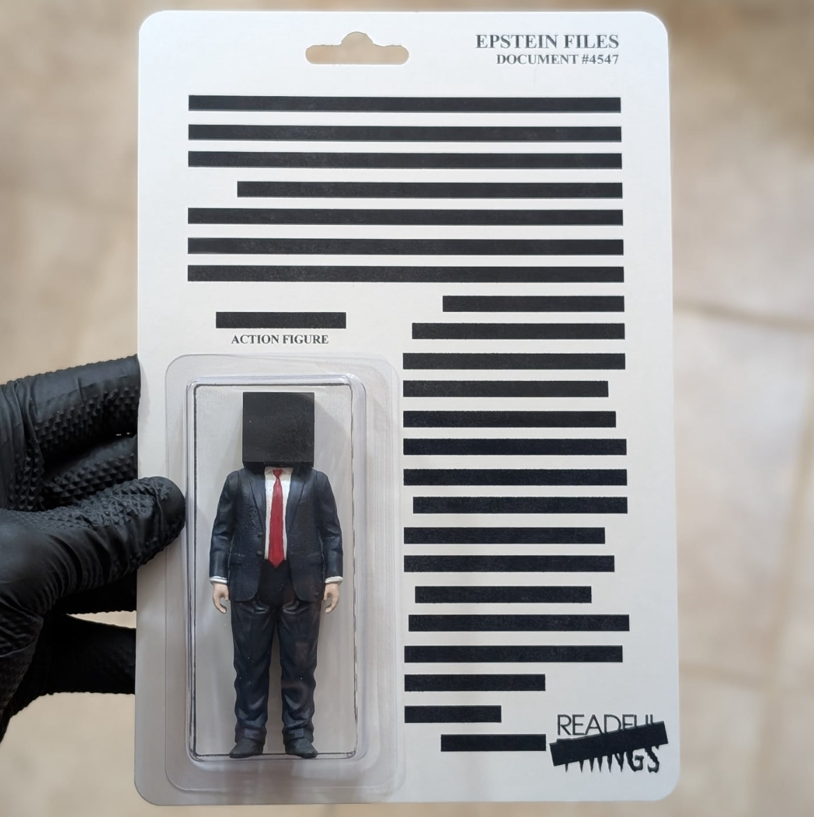 Epstein files action figure | Epstein Files | Know Your Meme