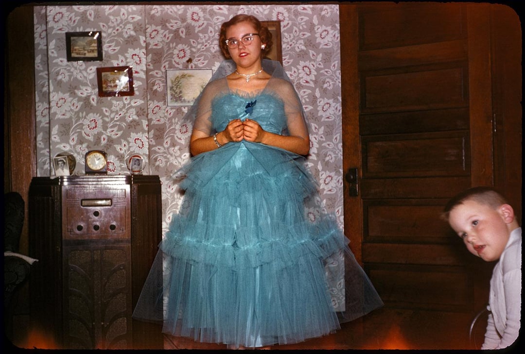 A prom photo, 1950s | Old School Cool | Know Your Meme