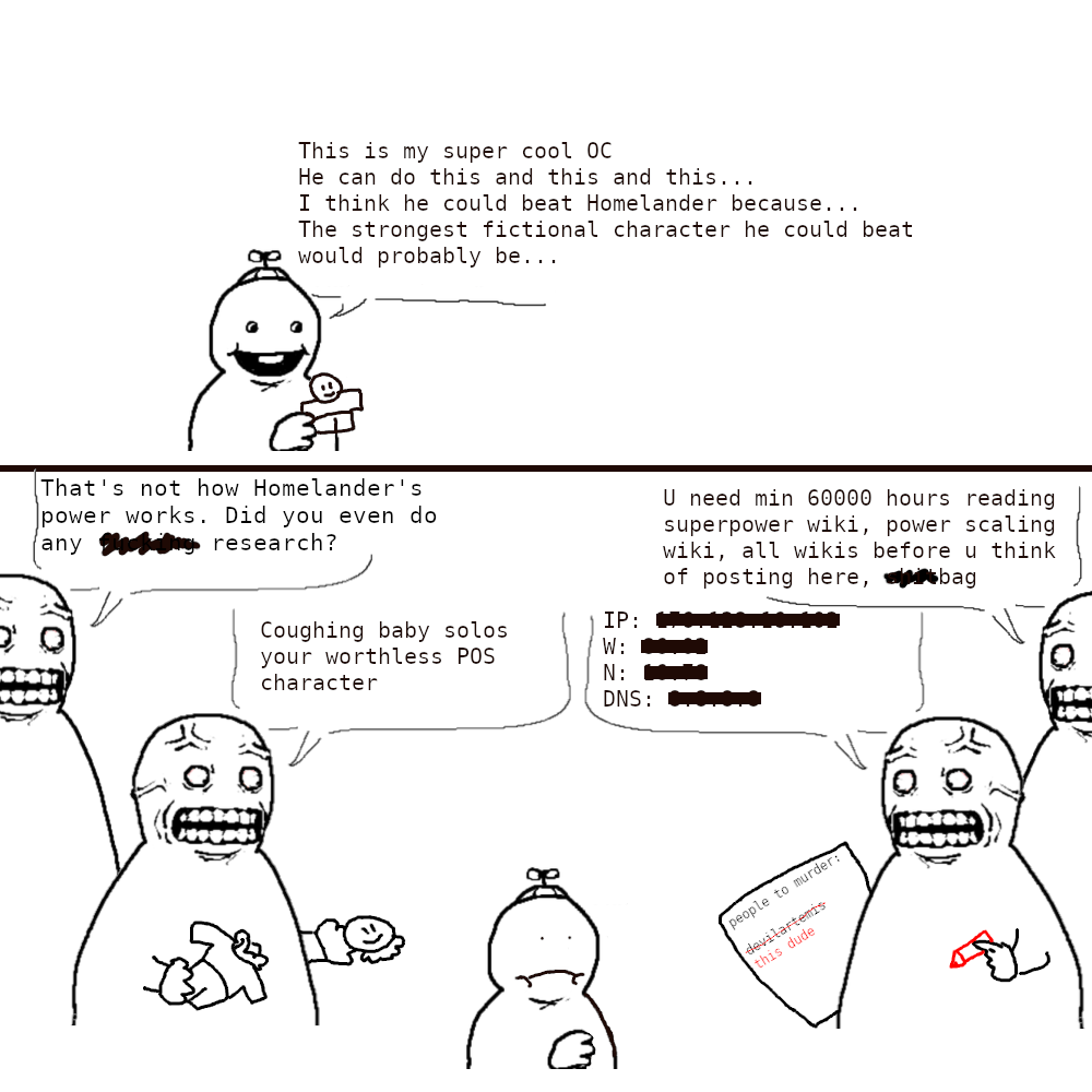 I love power scaling as a hobby, but NGL the community scares the ...
