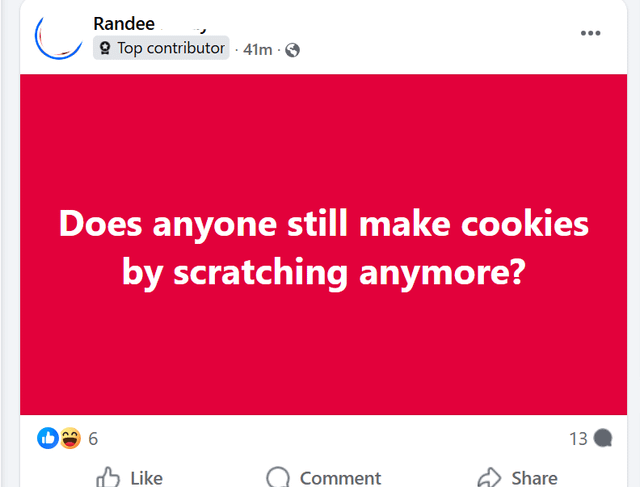 Scratching cookies | Know Your Meme