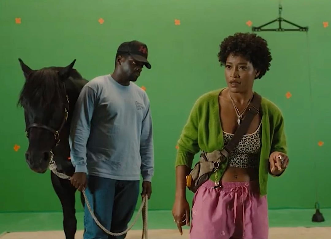 In Nope (2022), as Emerald is giving the pitch about Haywood being ...