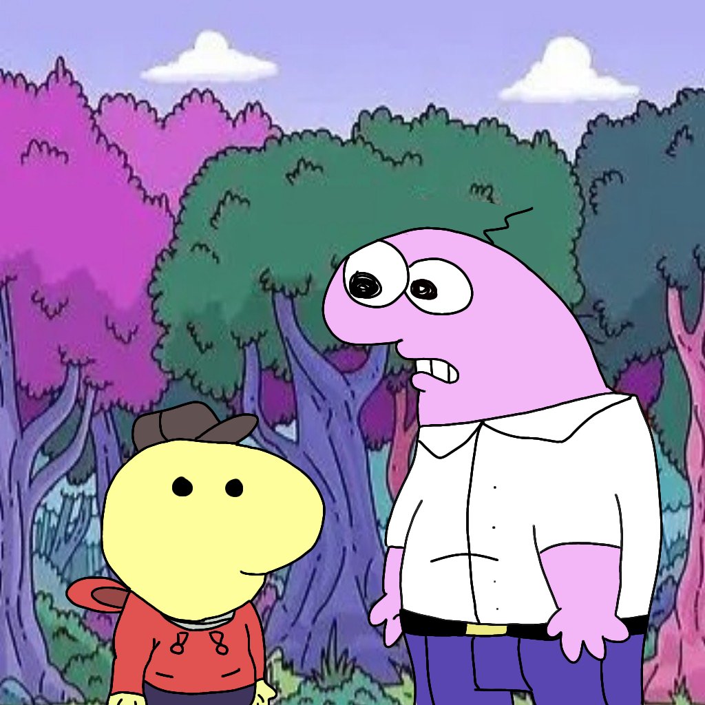 Pim and Charlie color swapped | Smiling Friends | Know Your Meme