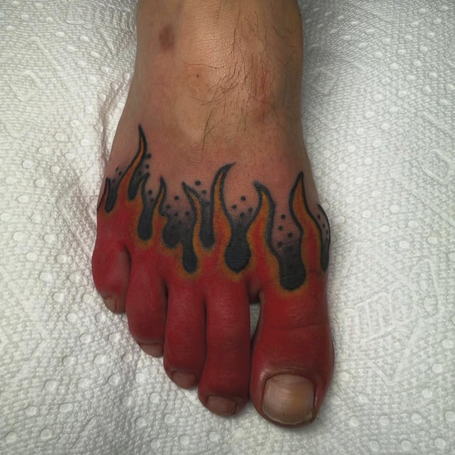 Hot Cheeto toes | Tattoo Fails | Know Your Meme