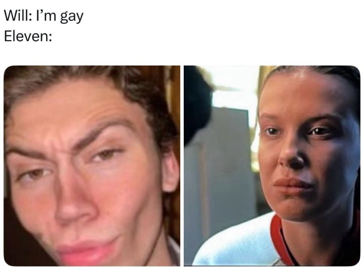 will: im gay | Eleven Mewing Face (Stranger Things Season 5) | Know ...
