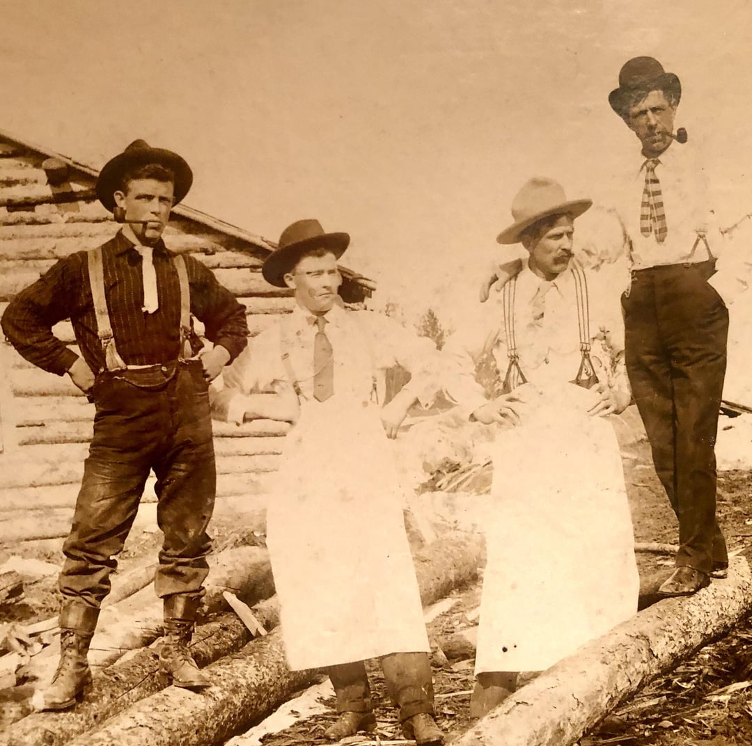 At a logging camp, 1900 | History / Nostalgia | Know Your Meme