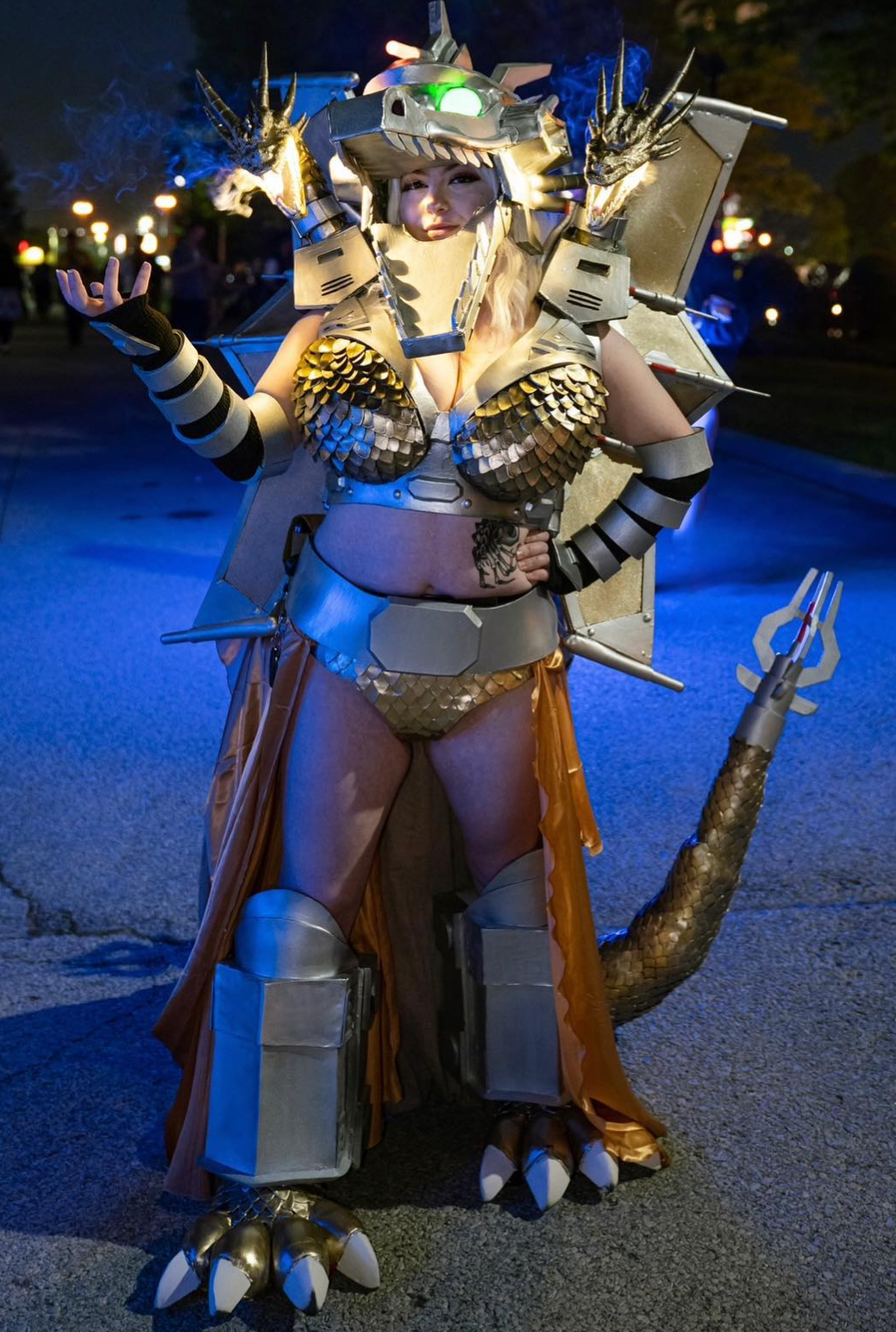 Mecha-King Ghidorah cosplay by Mewlingtea | Know Your Meme