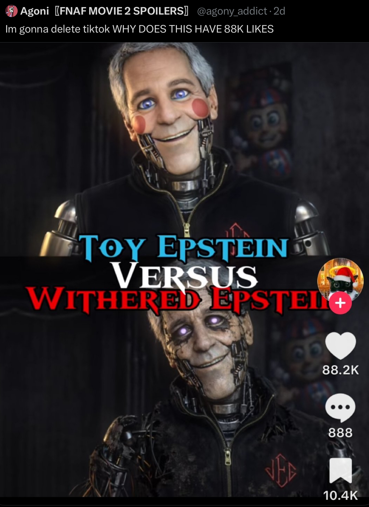 Toy Epstein vs Withered Epstein | Know Your Meme