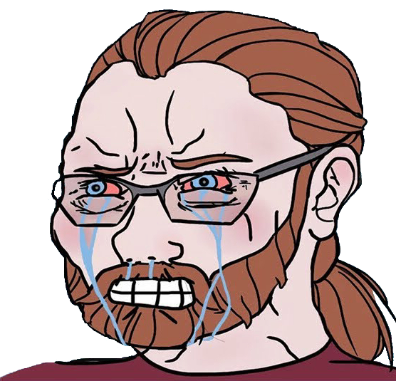 Crying vaush wojak | Vaush | Know Your Meme