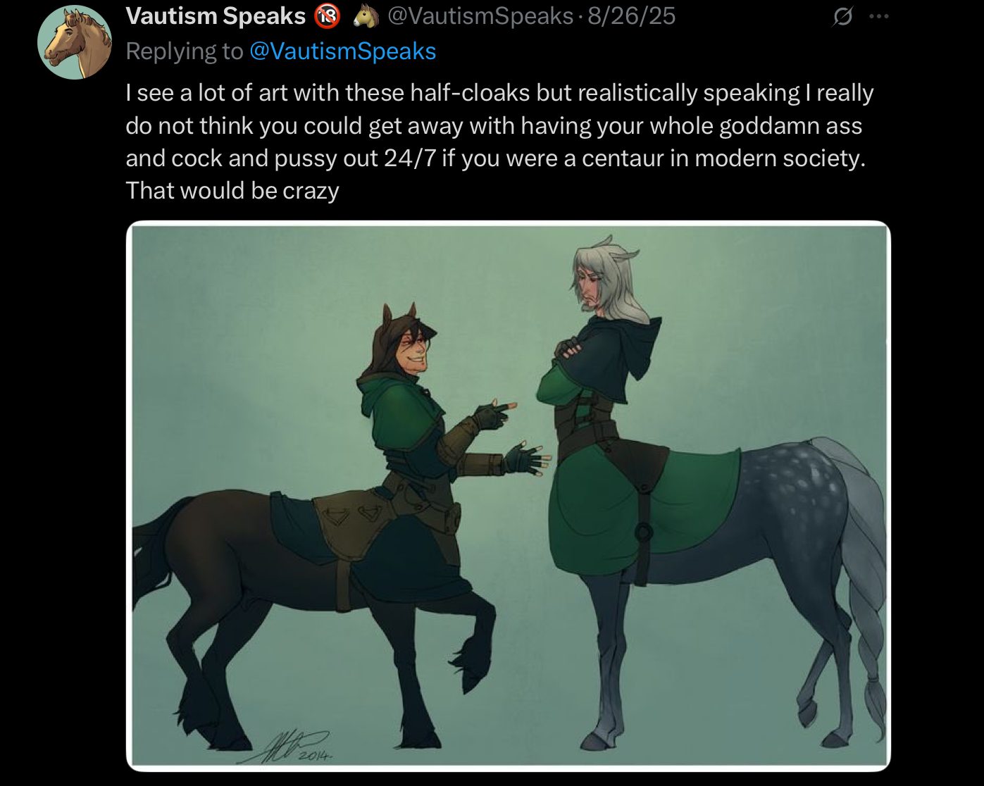 Vaush talking about centaurs | Vaush | Know Your Meme