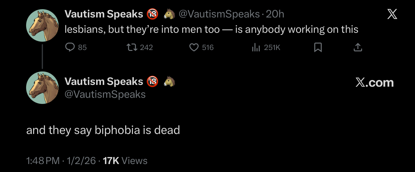 Vaush tweet about lesbians | Vaush | Know Your Meme