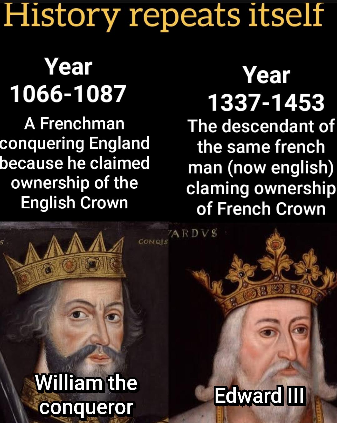 The event that started the beef between the English and French (same ...