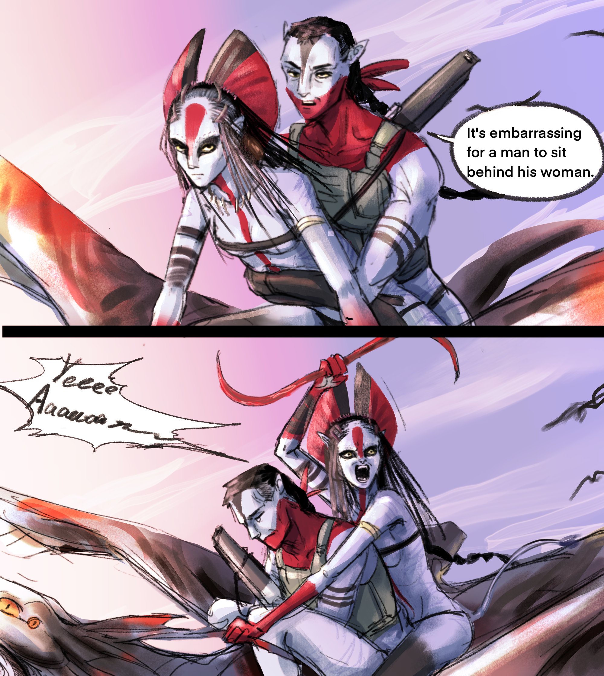 Quaritch embarrassed | Avatar (Film) | Know Your Meme