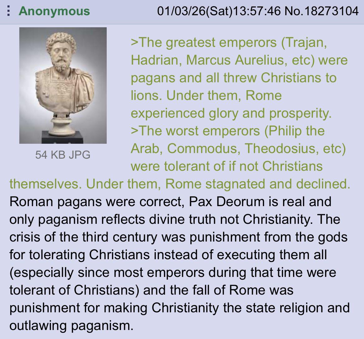 Pax Deorum | /r/Greentext | Greentext Stories | Know Your Meme
