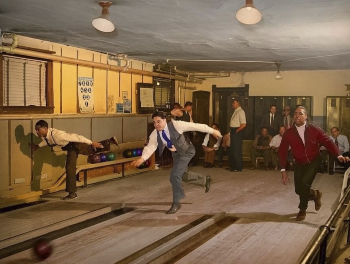 Chicago bowling alley, 1941 | History / Nostalgia | Know Your Meme
