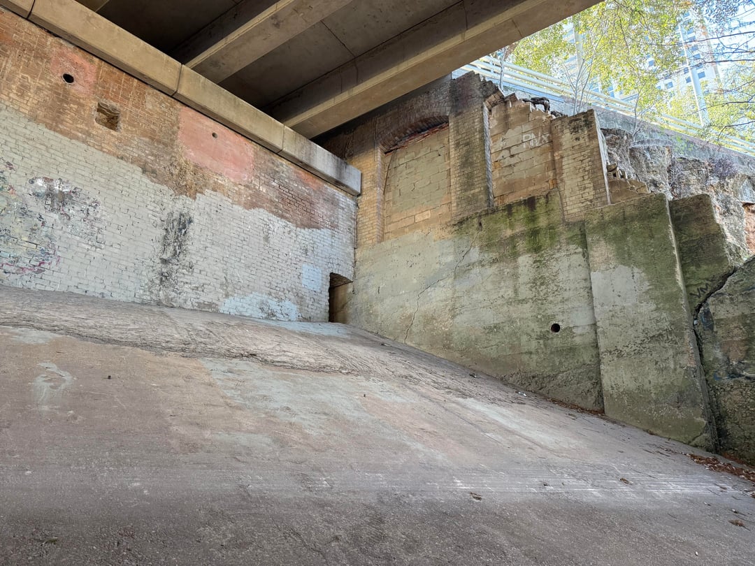 Donnellan Family Crypt hidden under the Franklin Street bridge | Know ...