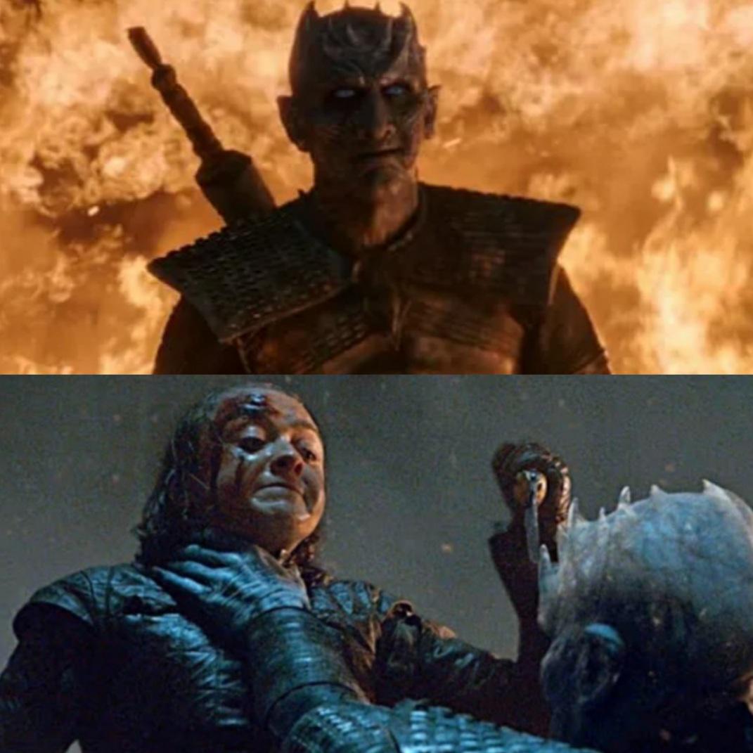 So this guy made of ice is vulnerable to weapons forged with a certain ...