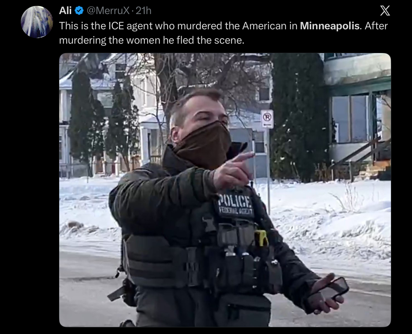 The ICE agent who fired | 2026 Minneapolis, Minnesota, ICE Shooting of ...