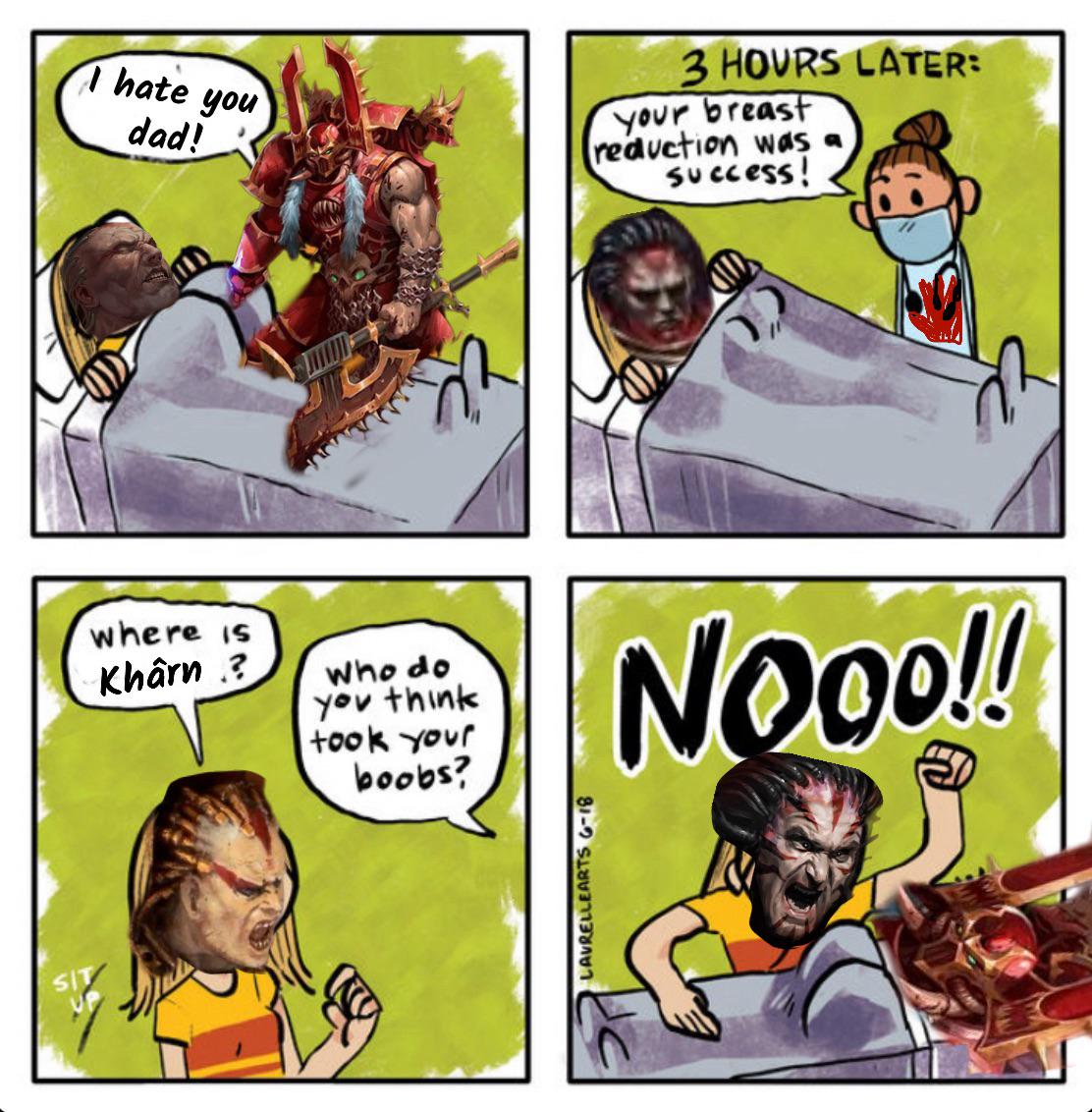 I don’t know World Eaters lore but this happened. | /r/grimdank | Know Your Meme